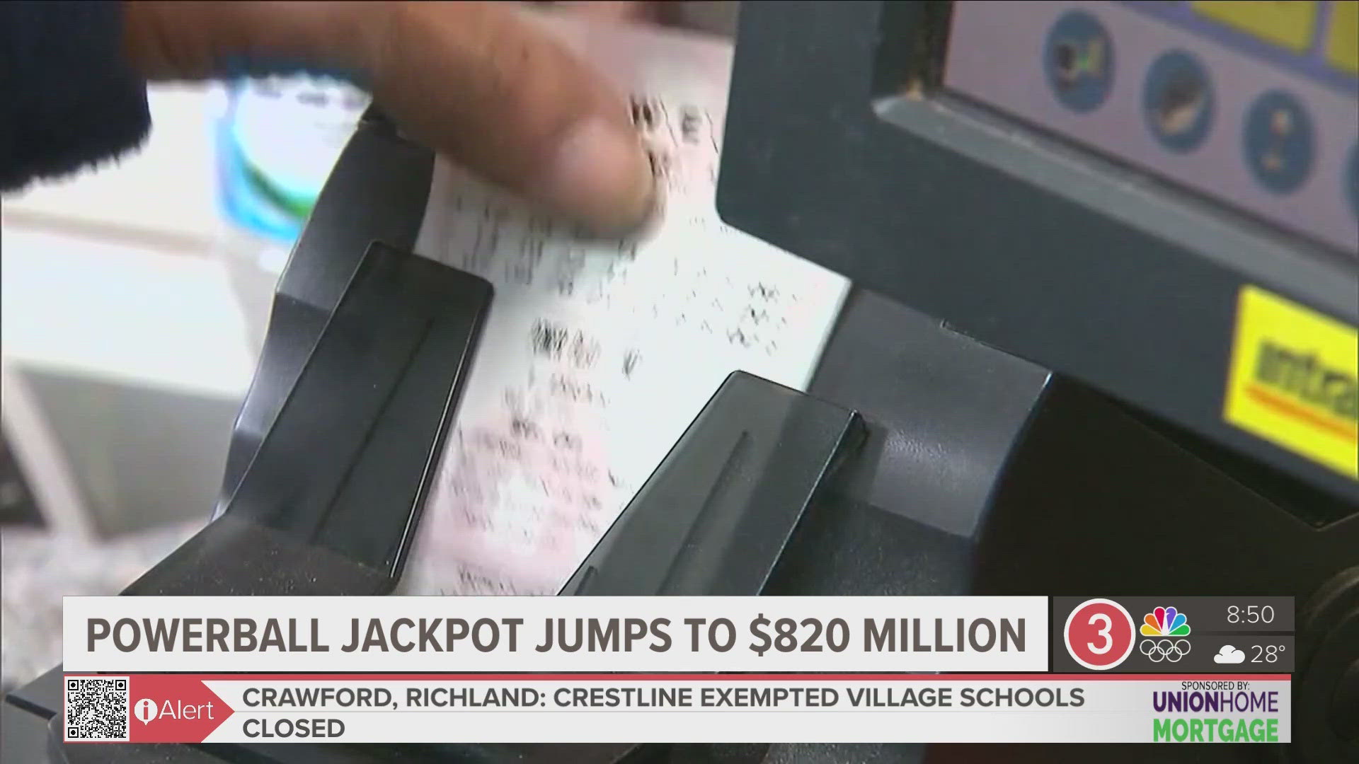 Winning Powerball numbers for the $775 million jackpot on Dec. 3, 2025 ...