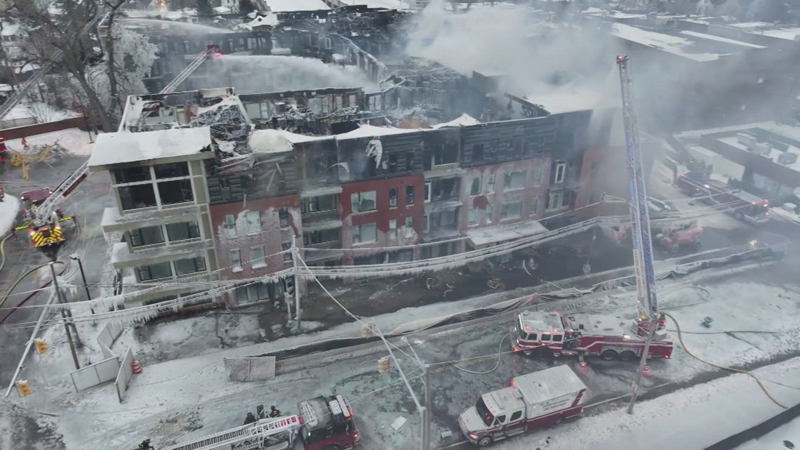 Cleveland Heights crews respond to large fire at new apartment complex ...