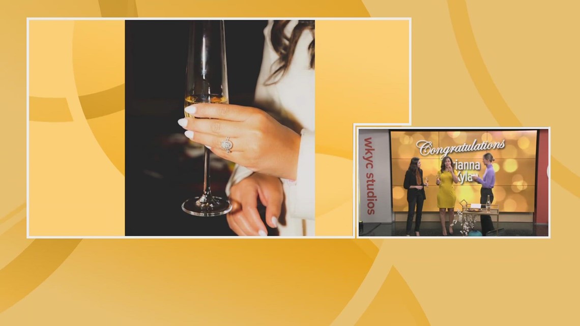 Congrats to 3News' Brianna Dahlquist on her engagement! | wkyc.com