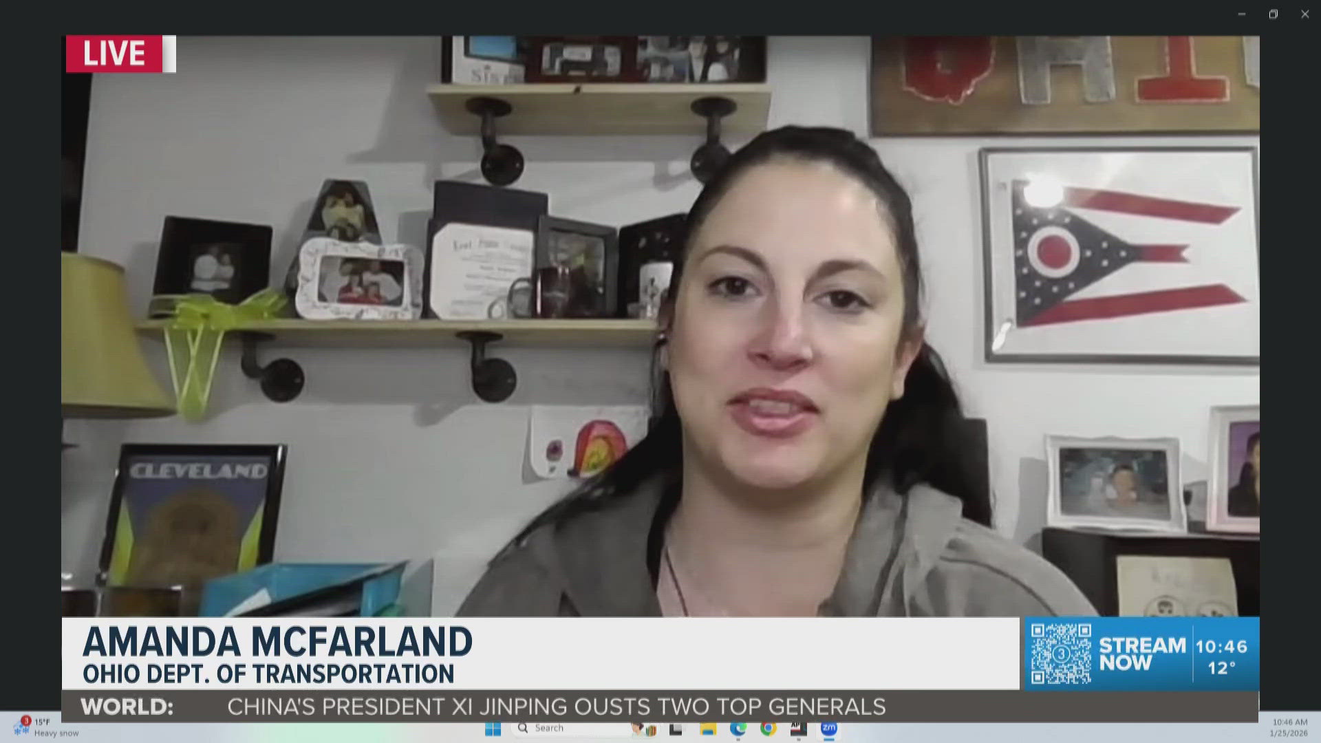 Amanda McFarland with ODOT gives updates on snow in Northeast Ohio ...