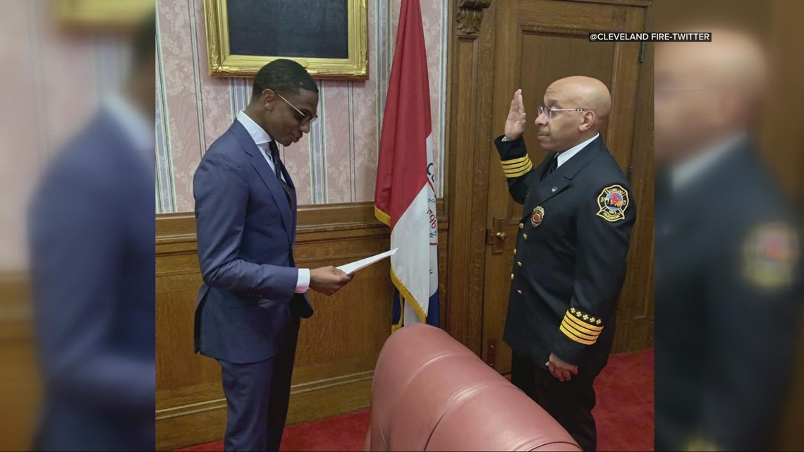 Anthony P. Luke sworn in as Cleveland's new fire chief | wkyc.com