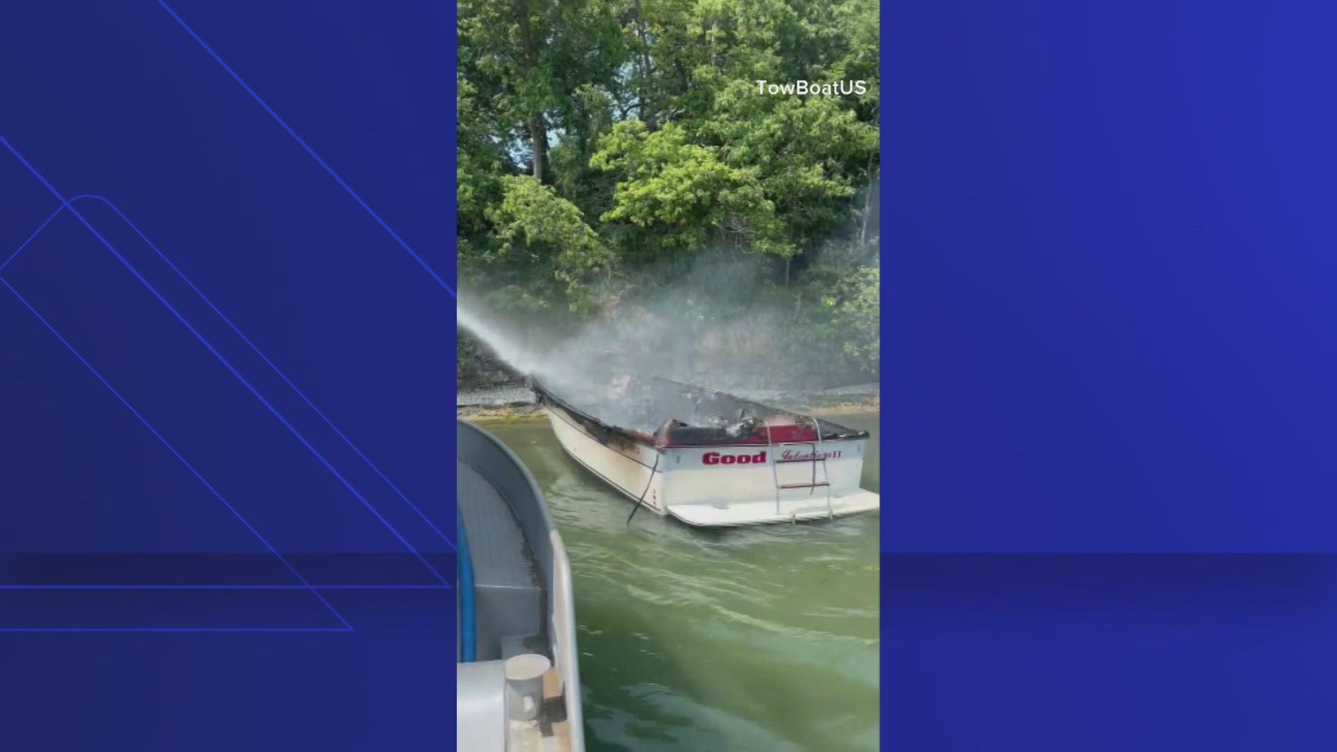 Burning boat crashes into another boat in Put-In-Bay | wkyc.com