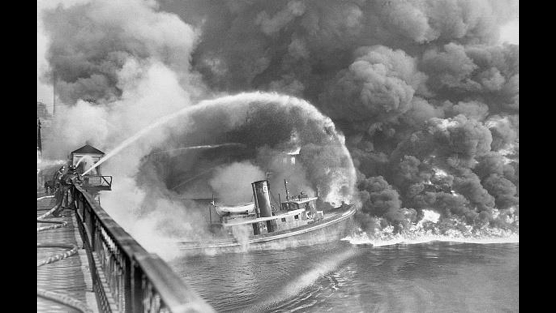 PHOTOS | Cuyahoga River before, during, and after 1969 fire | wkyc.com
