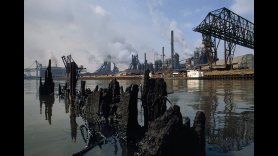 PHOTOS | Cuyahoga River before, during, and after 1969 fire | wkyc.com