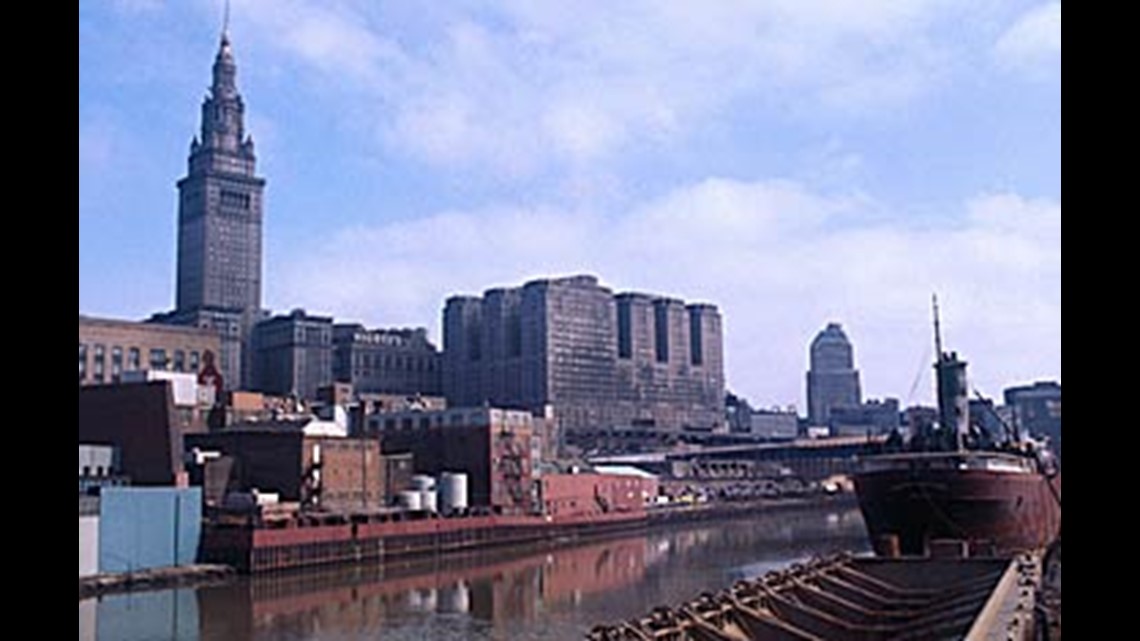 PHOTOS | Cuyahoga River before, during, and after 1969 fire | wkyc.com