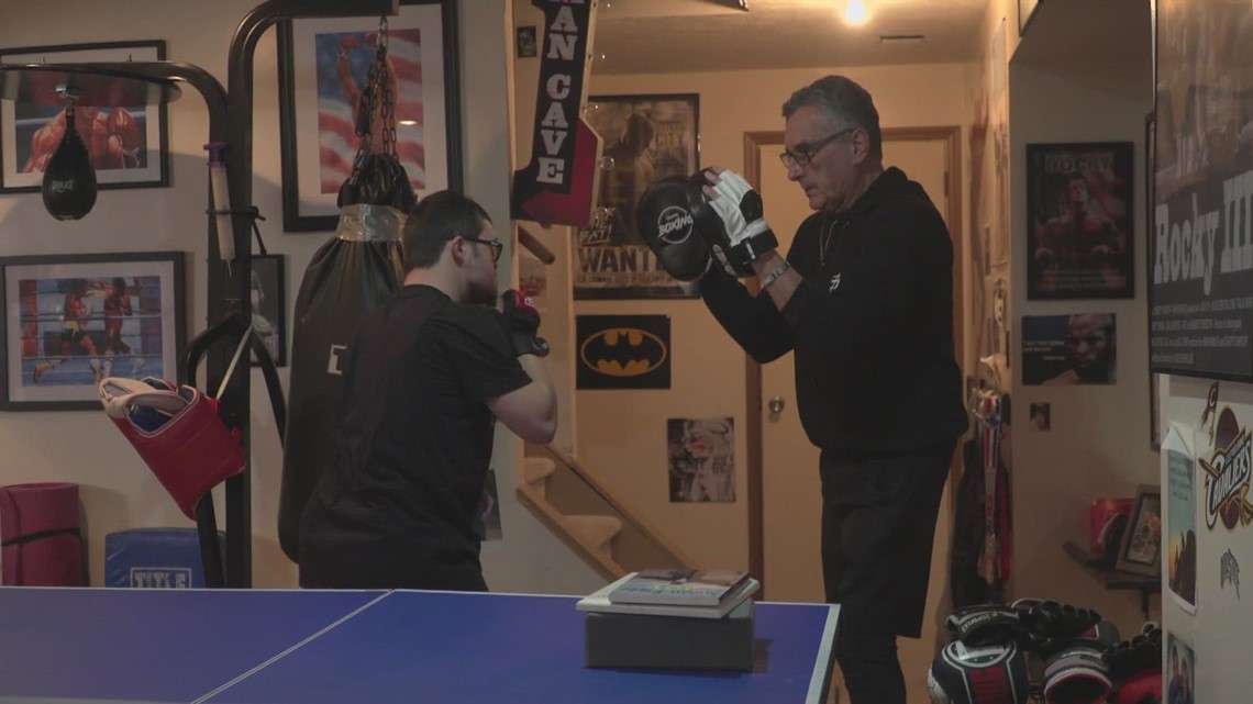 Strongsville man with Down syndrome does boxing, loves 'Rocky' | wkyc.com
