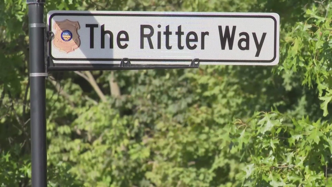 Olmsted Falls honors fallen Officer Jamieson Ritter with street ...