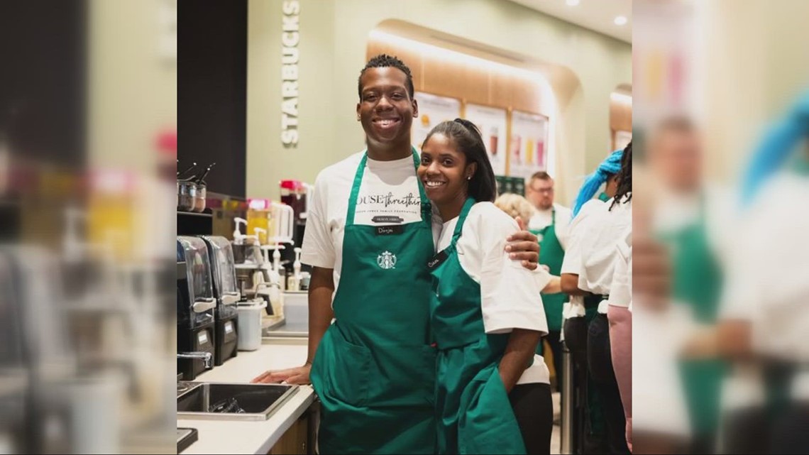 AKRON LeBron James Family Foundation and Starbucks host dedication for ...