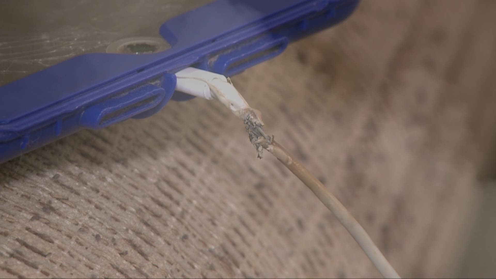 Local woman says Apple charger nearly started a fire | wkyc.com