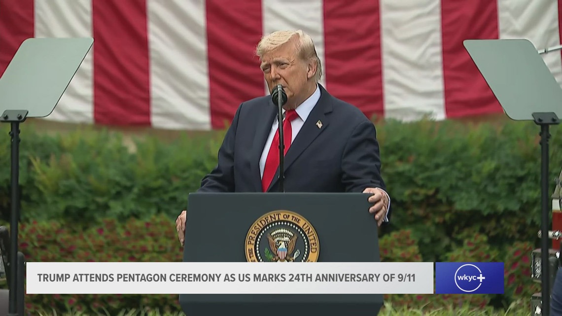 FULL VIDEO | President Donald Trump speaks at Pentagon ceremony on ...