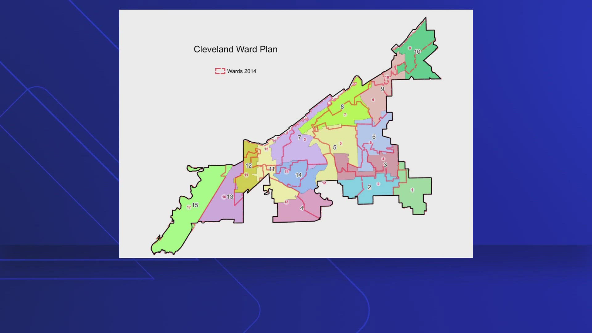 Cleveland City Council releases proposal for new 15-ward map | wkyc.com