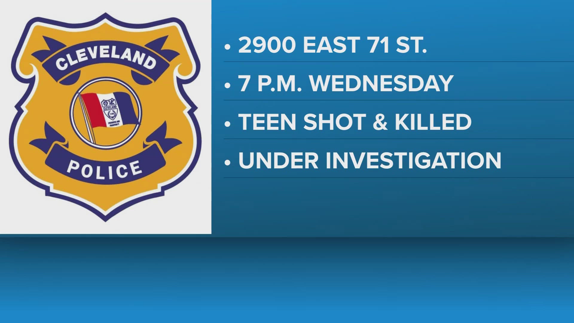 Cleveland police investigate fatal shooting of 17-year-old in Kinsman ...