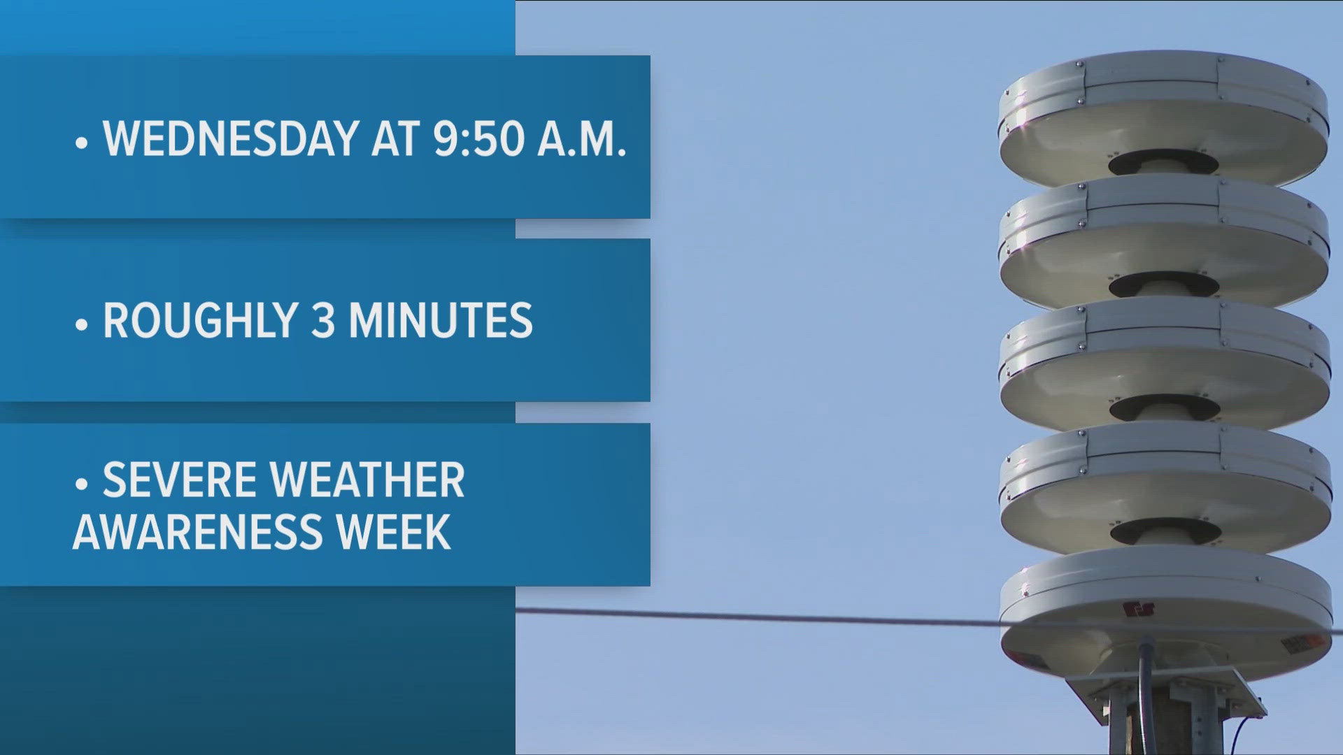 Ohio statewide tornado drill: Sirens to sound for 3 minutes Wednesday ...