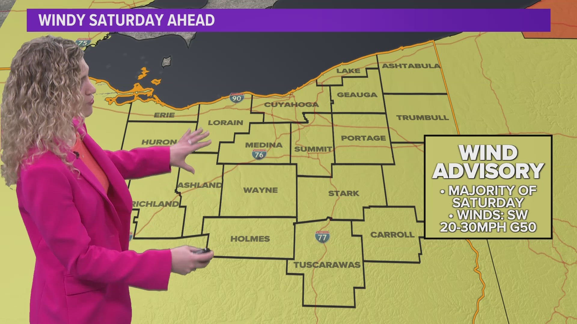 Cleveland weather: Wind Advisory posted for all of Northeast Ohio ...