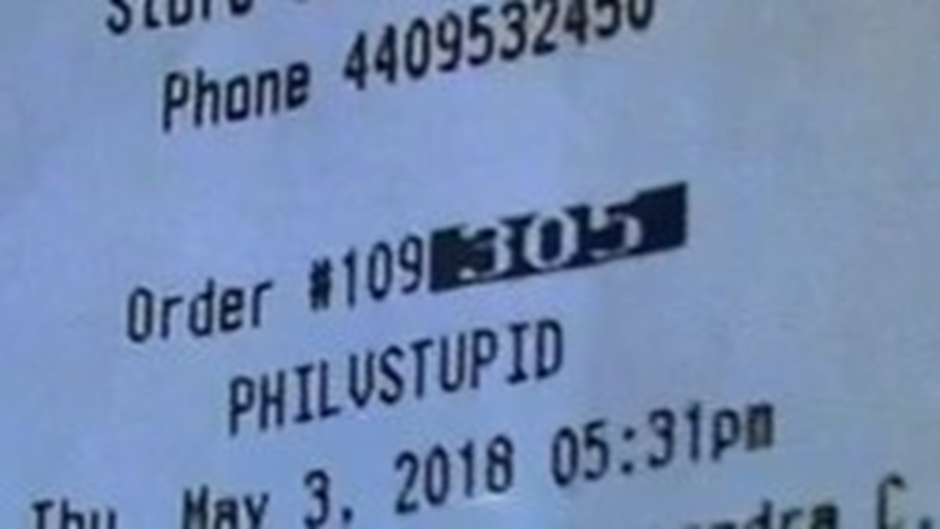 Little Caesars Pizza in Eastlake apologizes for 'stupid' receipt | wkyc.com