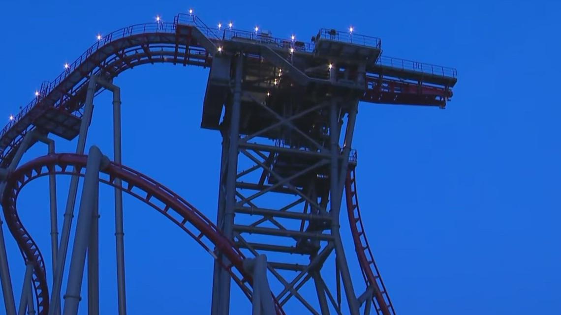First look: Cedar Point holds media day for Siren's Curse tilt coaster ...