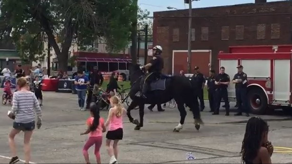 WATCH | Cleveland Police horse dances to 'Cupid Shuffle' | wkyc.com