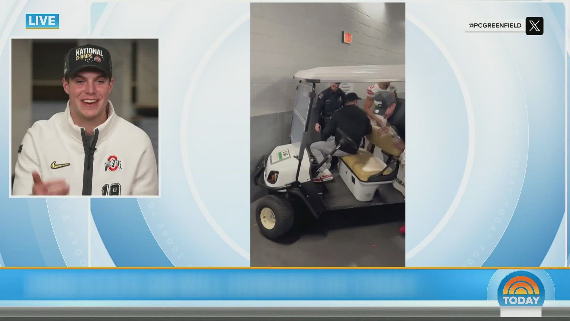OSU's Will Howard comments on golf cart crash after National ...
