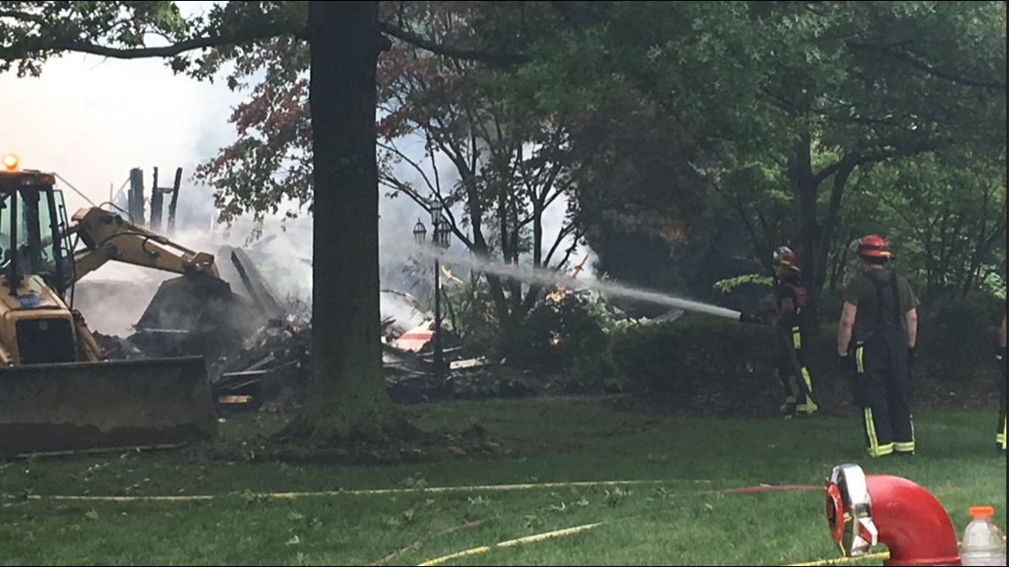 PHOTOS | Crews battle house fire in Eaton Township | wkyc.com
