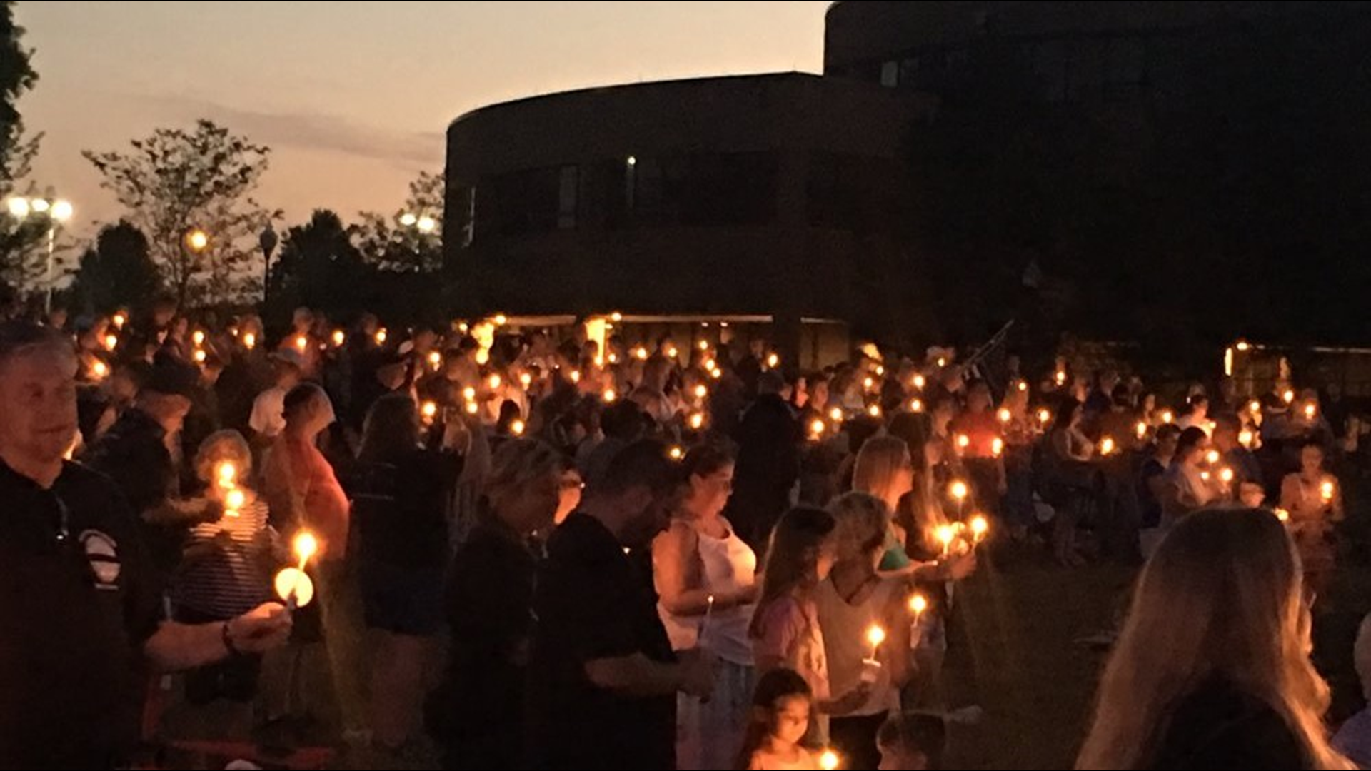Community honors fallen Mentor police officer with powerful candlelight ...