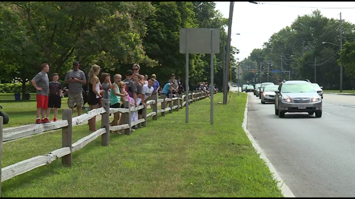 PHOTOS | Funeral for fallen Mentor police officer Mathew Mazany | wkyc.com