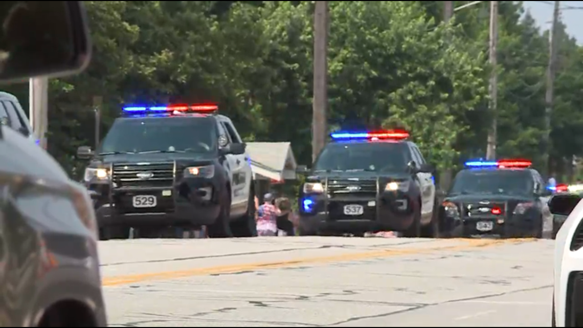 Family, friends, law enforcement say goodbye to Mentor police officer ...