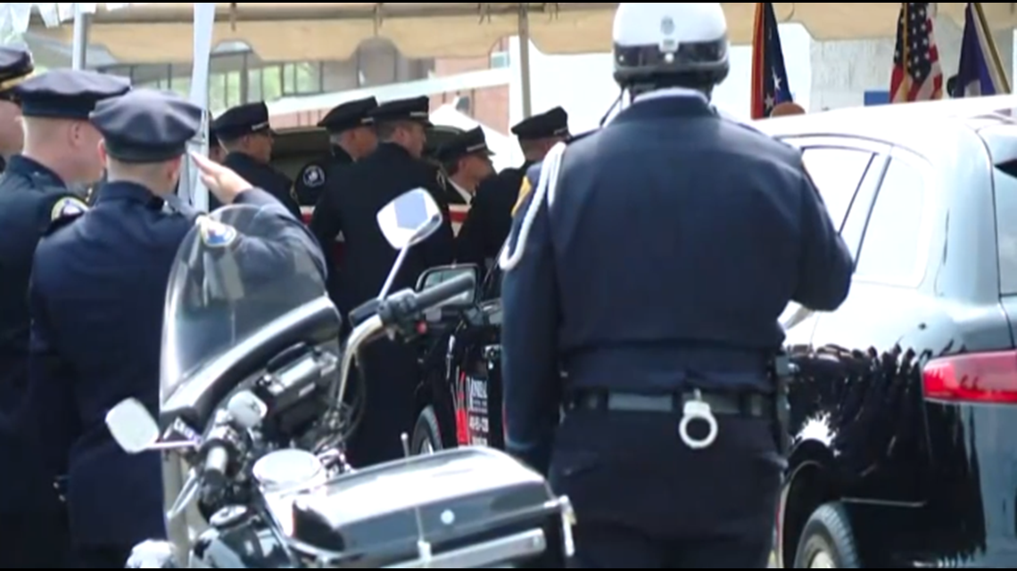 Family, friends, law enforcement say goodbye to Mentor police officer ...