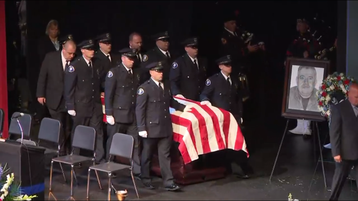 PHOTOS | Funeral for fallen Mentor police officer Mathew Mazany | wkyc.com