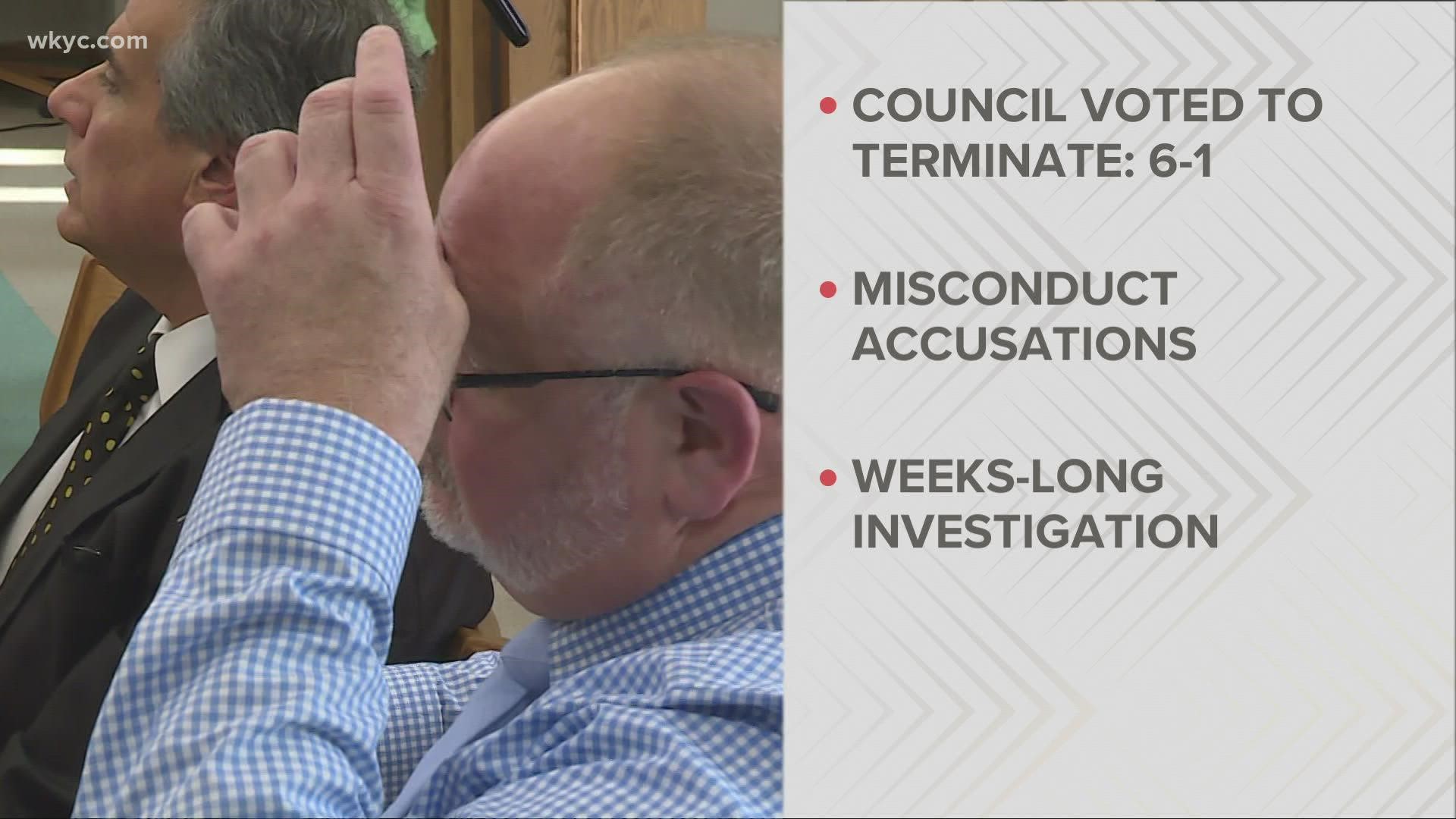 Kirtland City Council terminates police chief Lance Nosse | wkyc.com
