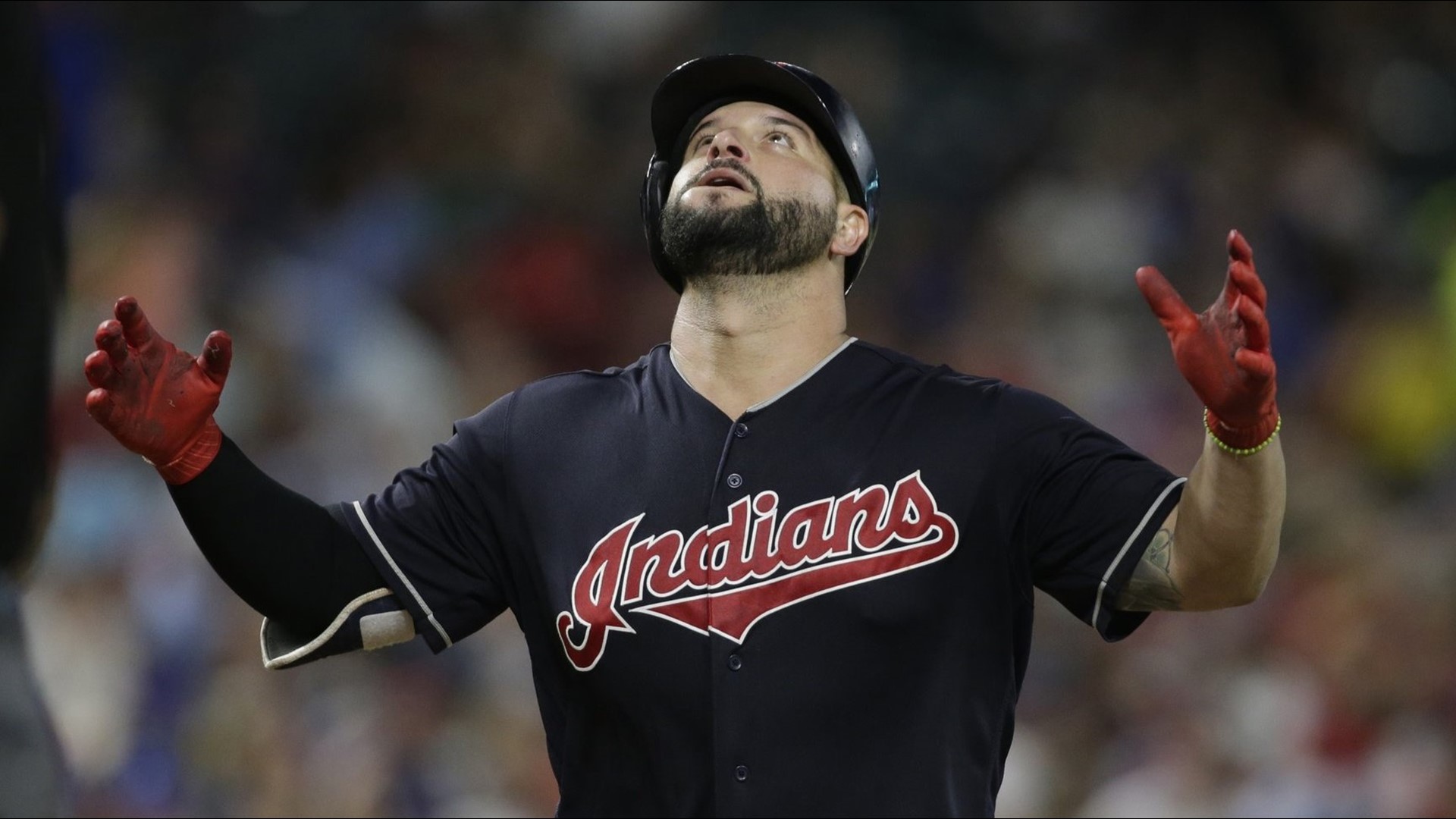 WATCH: Yonder Alonso belts two-run home run for Cleveland Indians ...