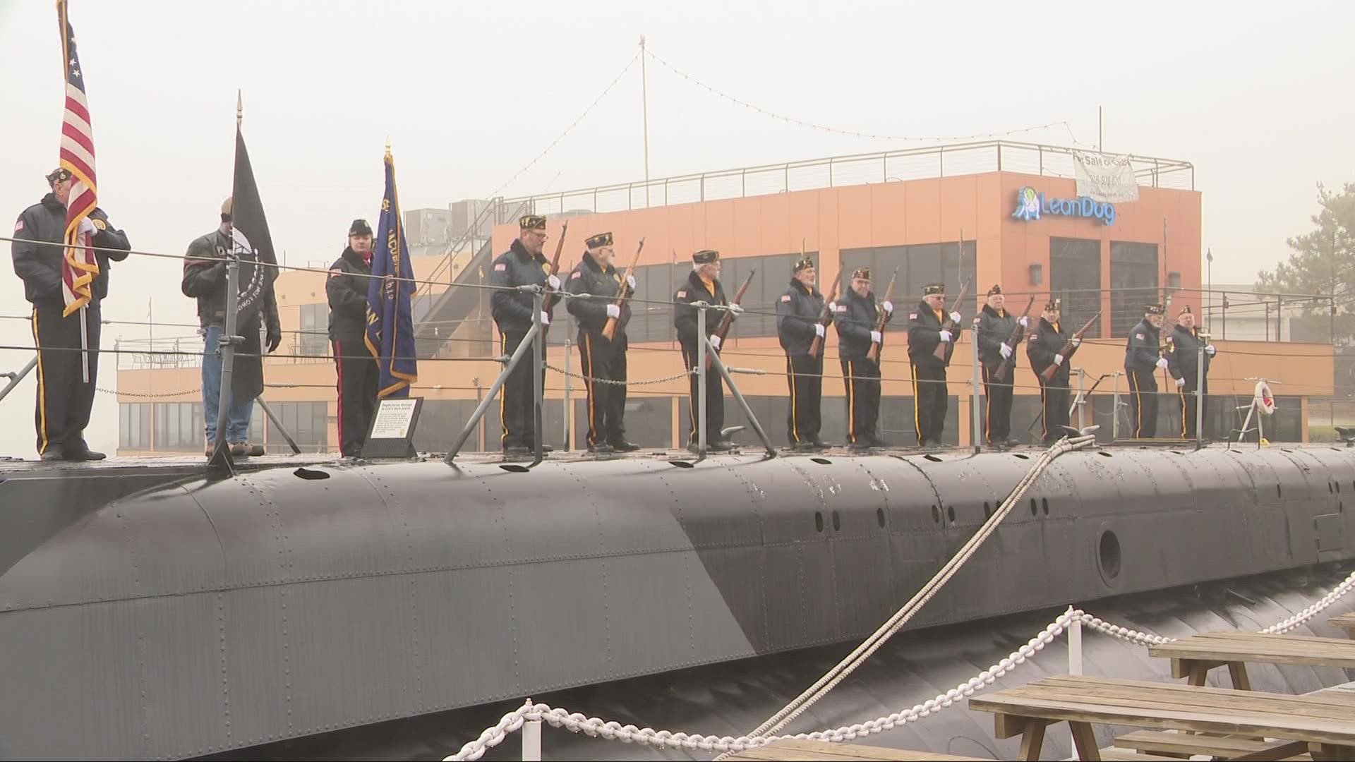 Remembering Pearl Harbor: USS Cod submarine holds service in Cleveland ...