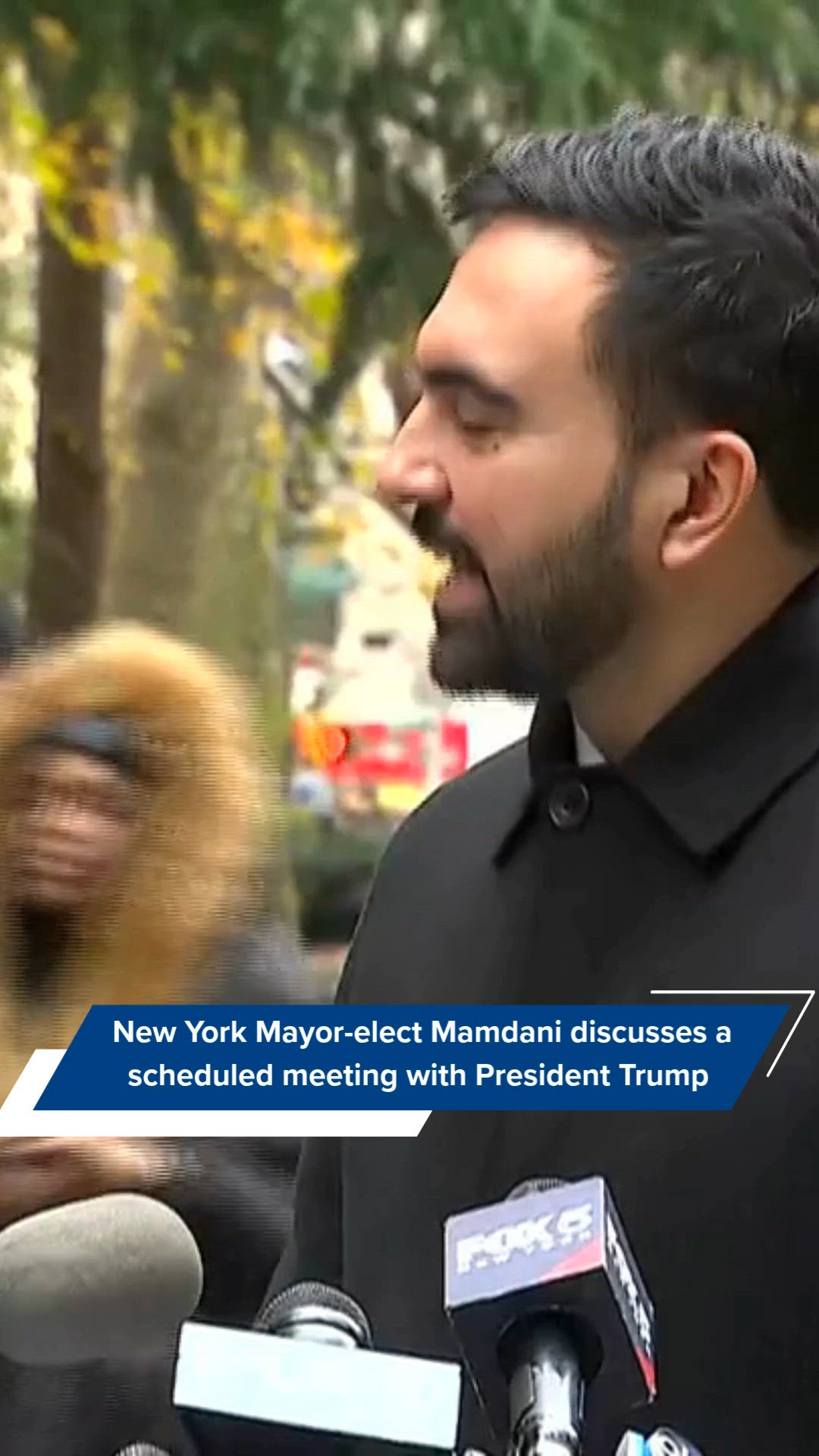 New York Mayor-elect Mamdani discusses a scheduled meeting with ...