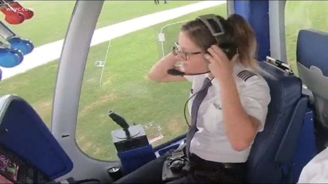 Girls in STEM | Meet the senior pilot of one of Goodyear's blimps ...