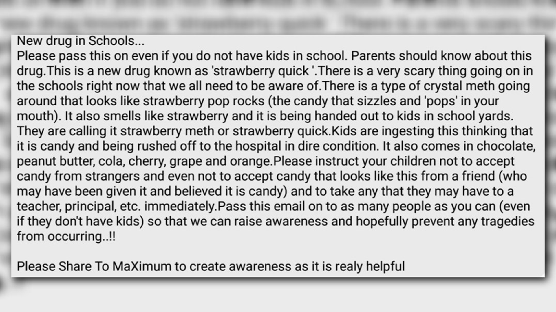 VERIFY: Is "Strawberry Meth" a real concern? | wkyc.com