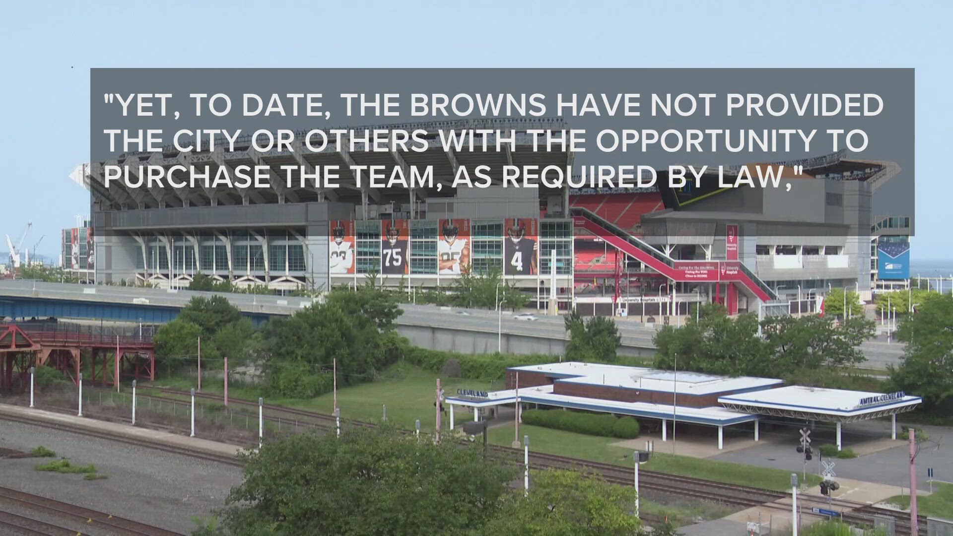 Cleveland mayor says city will invoke 'Modell Law' to keep Browns from ...