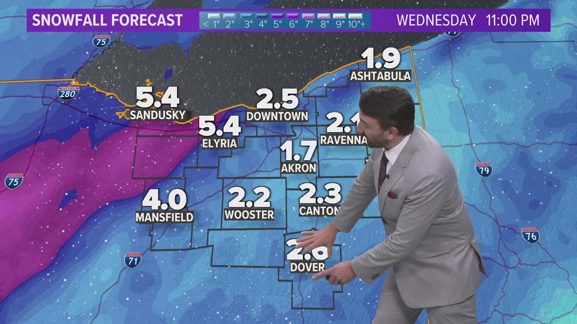 Cleveland weather forecast: Snow chances continue this week across ...