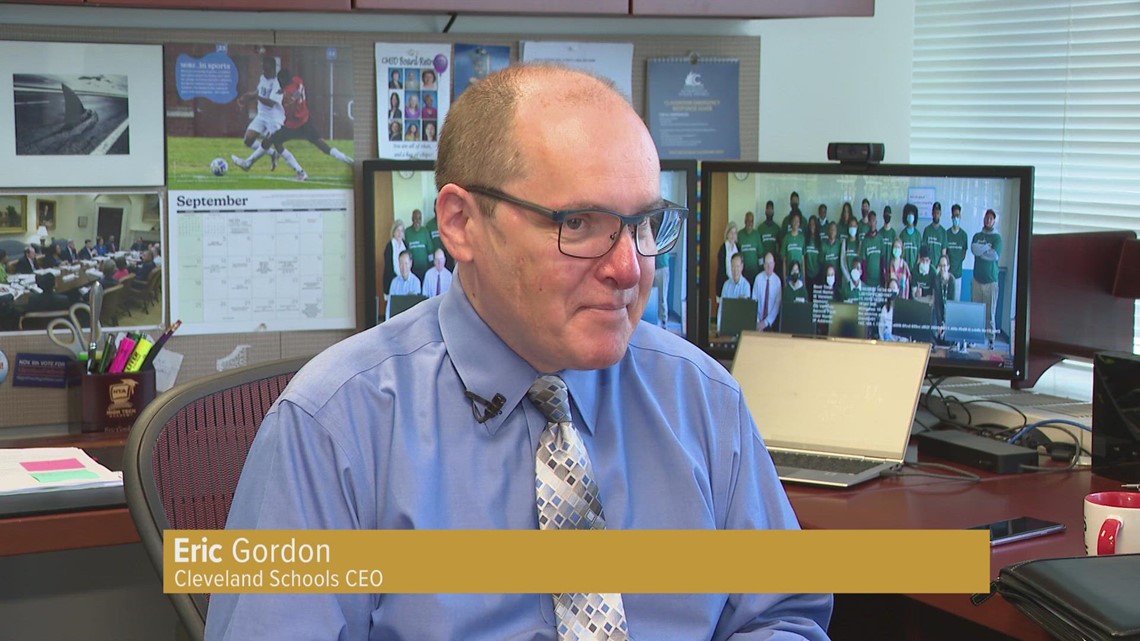 Cleveland Schools CEO Eric Gordon talks with 3News following his ...