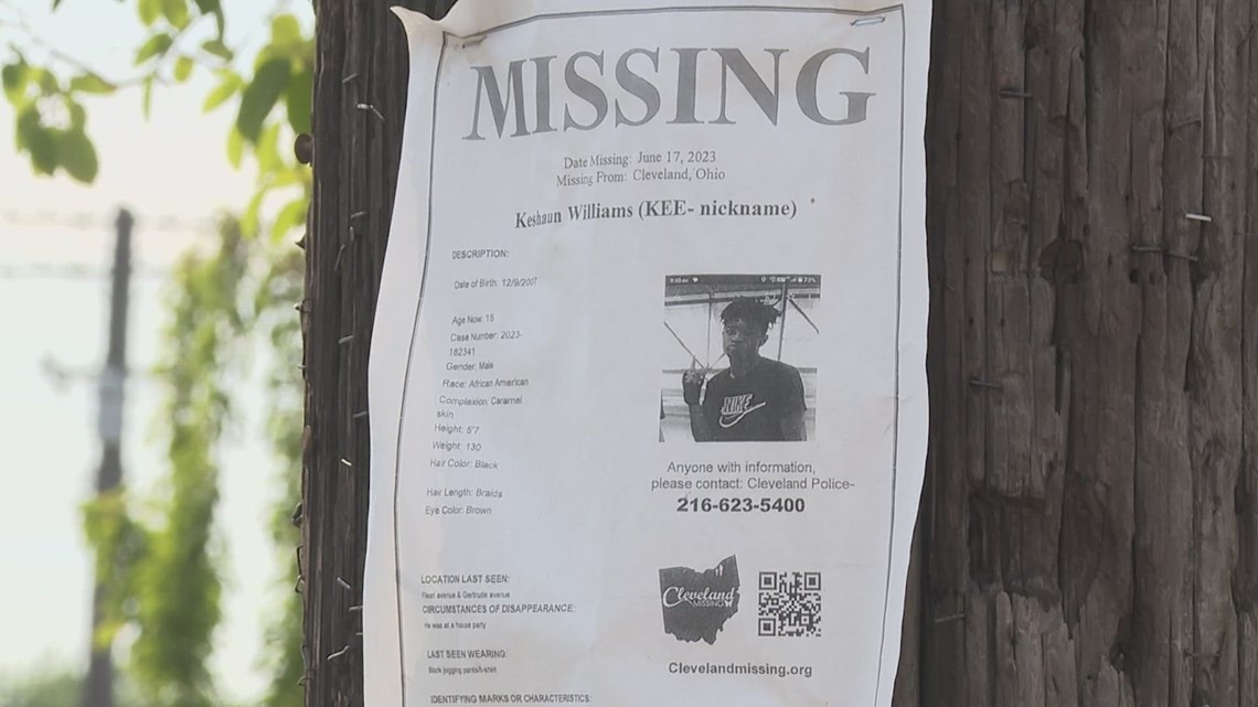 Missing Cleveland teen Keshaun Williams: Family press conference | wkyc.com