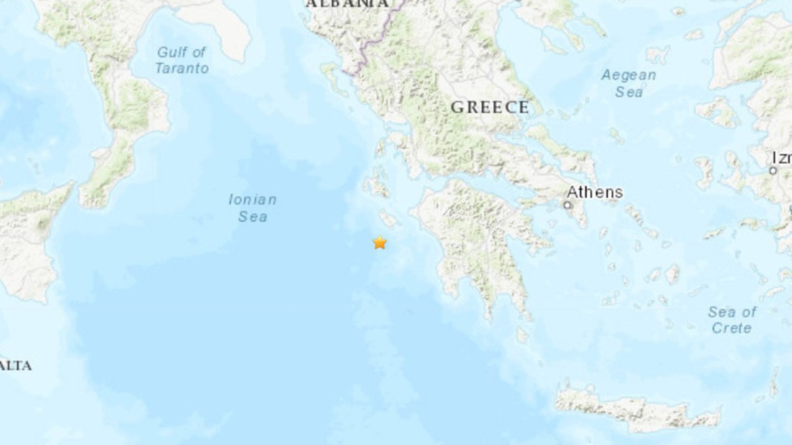 Strong earthquake hits Greek tourist island in Ionian Sea | wkyc.com