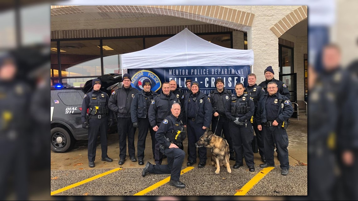 Mentor Police Department fills 3 cruisers during 6th annual 'Fill-A ...