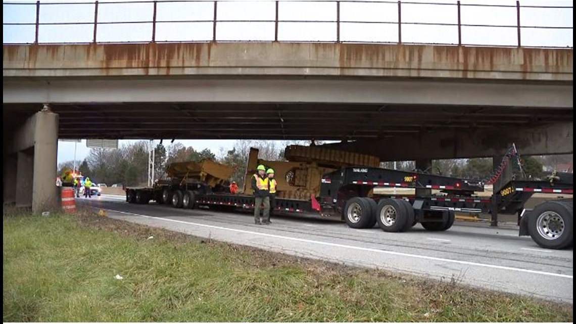 I-76 East in Akron re-opens after semi hits bridge | wkyc.com
