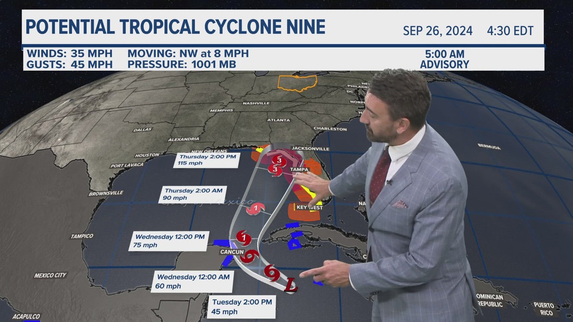Tracking the potential for a 'major hurricane' with landfall later this ...