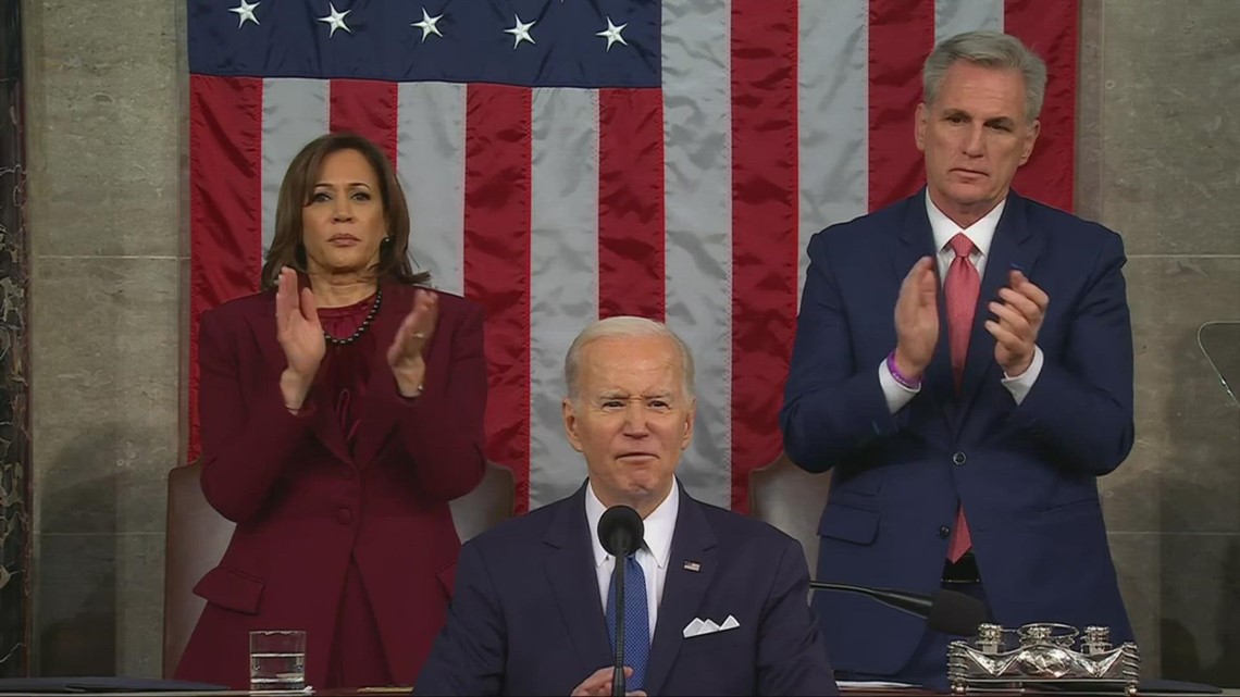 President Biden on police reform during State of the Union with mother ...