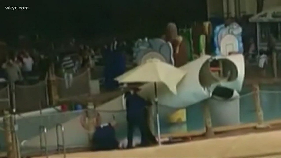 Investigation underway into duct work crash at Kalahari resort | wkyc.com
