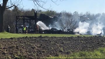 Multiple animals die in Geauga County barn fire | wkyc.com
