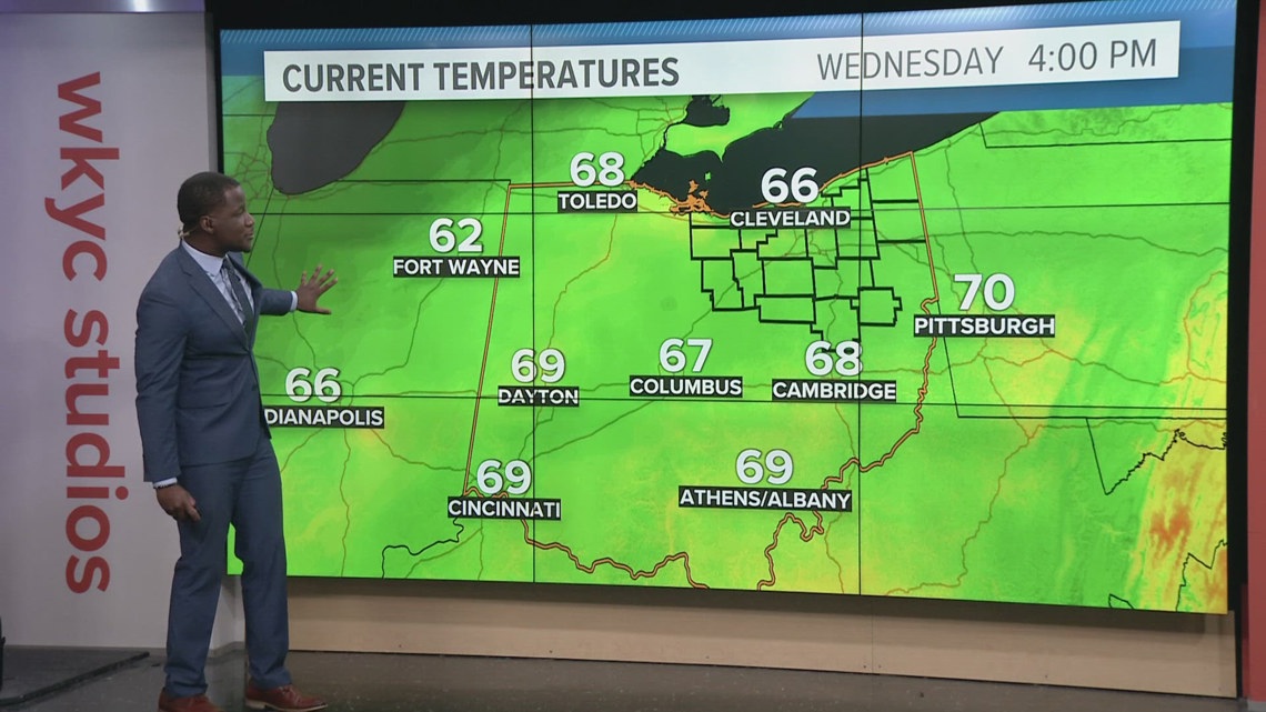 Cleveland weather: Sunshine and cooler on Thursday with temps in the ...