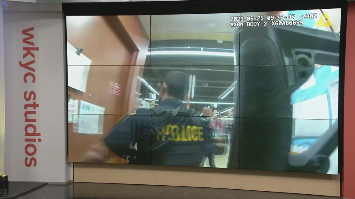 BODYCAM VIDEO | North Olmsted police investigating murder-suicide at Giant Eagle | wkyc.com