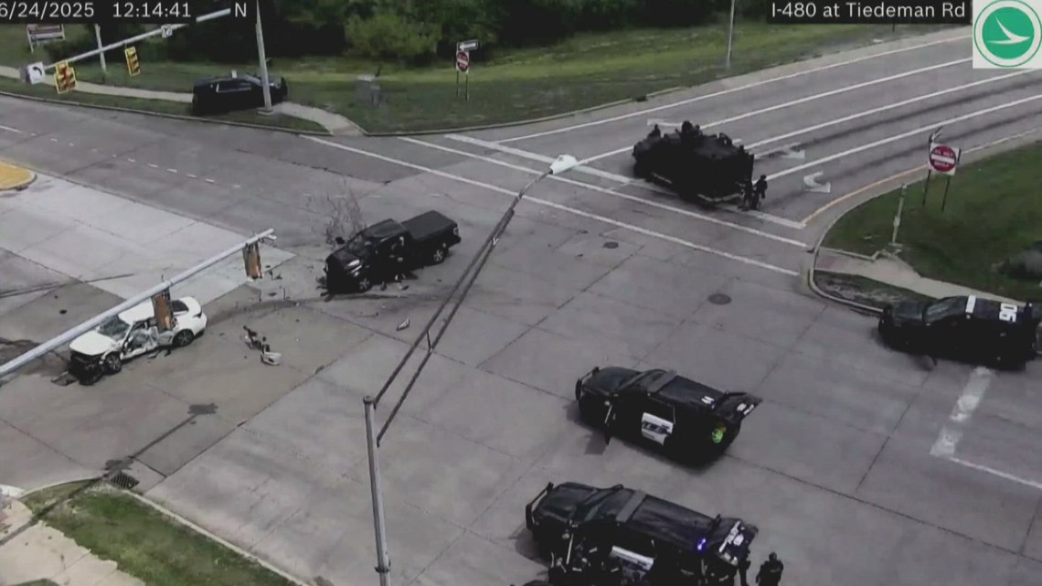 Update on standoff at I-480 and Tiedeman Road in Brooklyn | wkyc.com