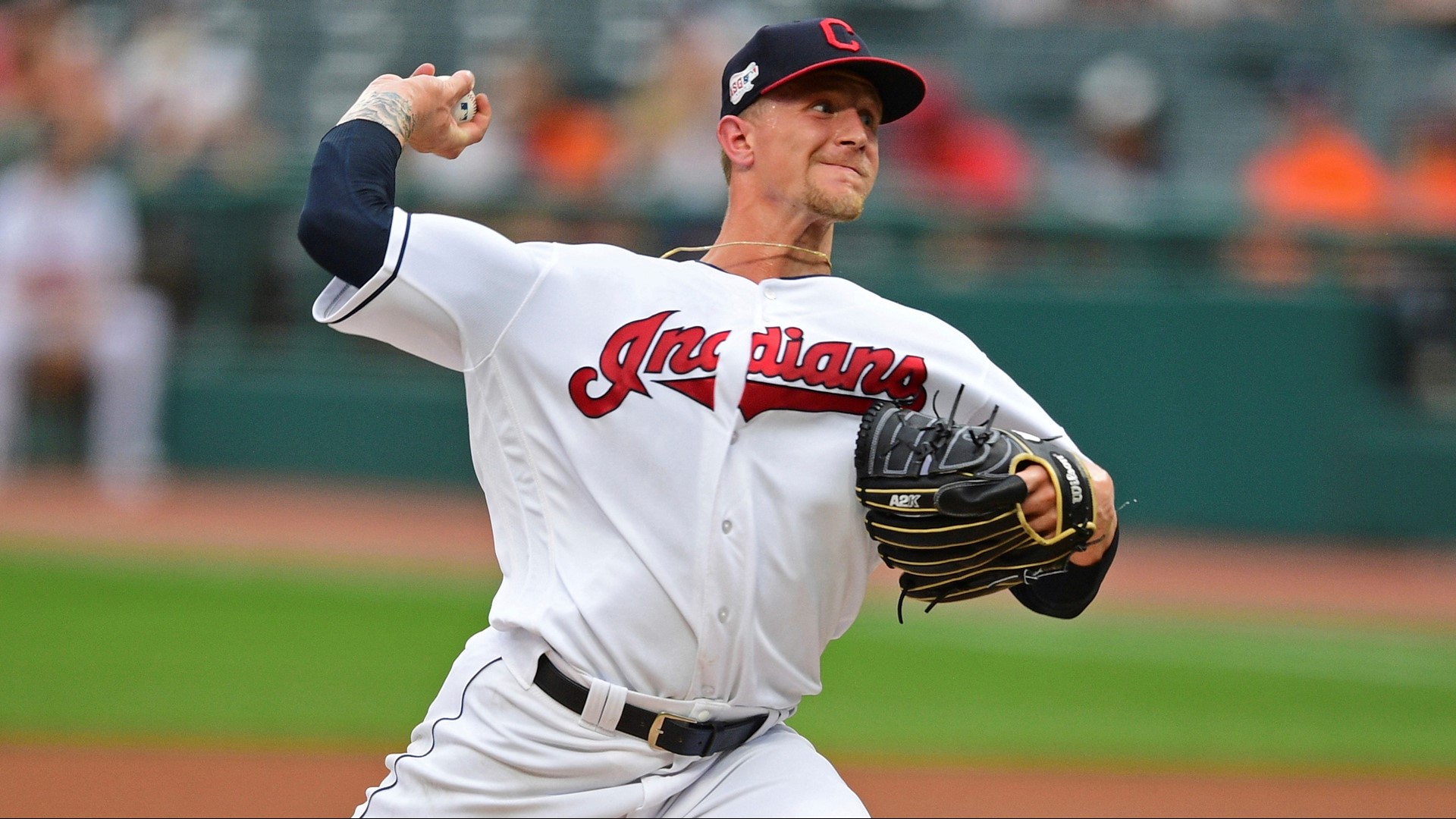 Cleveland Indians pitcher Zach Plesac has made picking off runners into ...