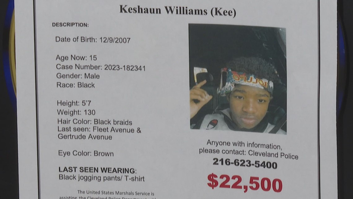 Mother of missing Cleveland teen Keshaun Williams pleads for 15-year ...